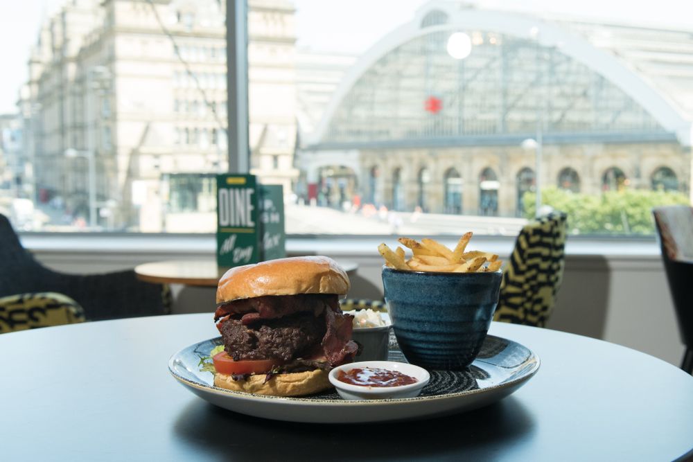 Beef Burger & Chips
